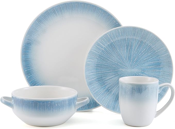 Logan 16 Piece Dinnerware Set, Service for 4 – Apstone.com